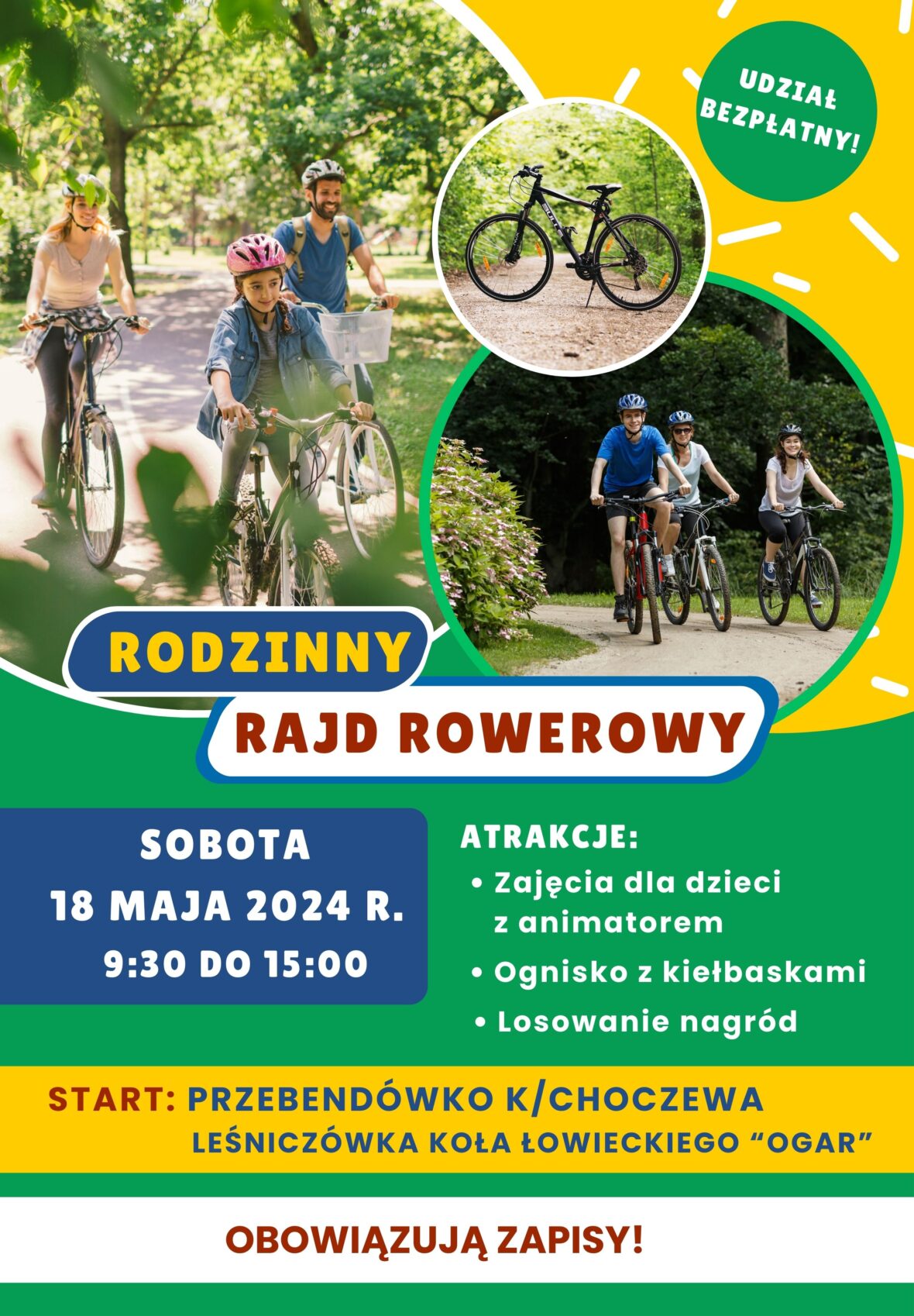 Rodzinny Rajd Rowerowy - Kaszubski Bank Spółdzielczy